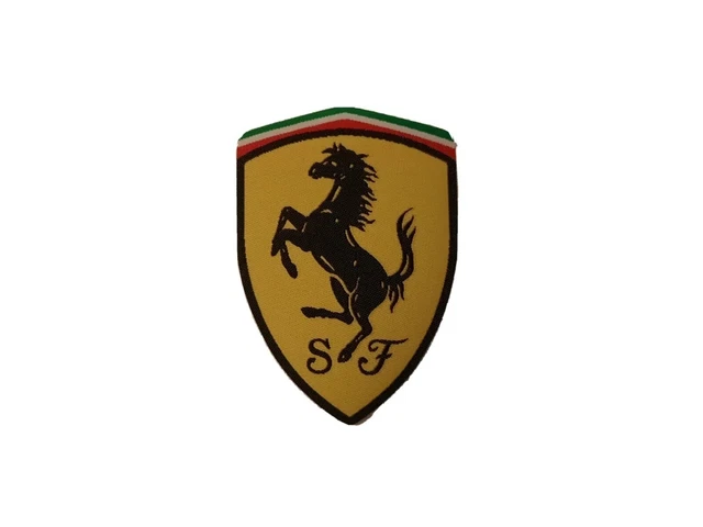 FERRARI EMBROIDERED BADGE / Logo - Sew On Or Iron One Nice Quality £3. ...