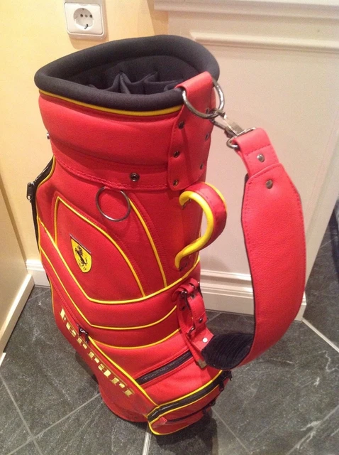 FERRARI LEDER GOLF Bag Tasche Golfbag Koffer unbenutzt EUR 3.999,00 ...