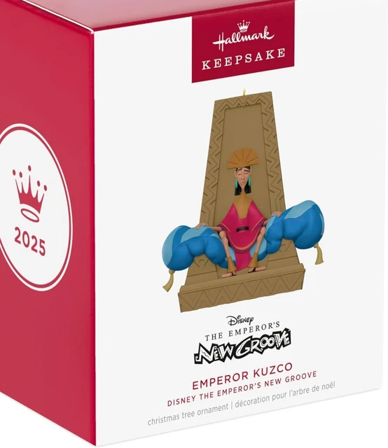 HALLMARK KEEPSAKE 2025 Emperor Kuzco Disney Emperor's New Groove ...