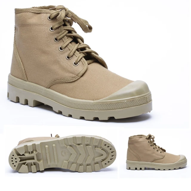 IDF SCOUT COMMANDO canvas TAN Boots Made in Israel $250.00 - PicClick CA