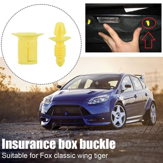 FRONT DASH INSULATOR Fastener Copilot Fuse Box Cover Plate Clips/For ...