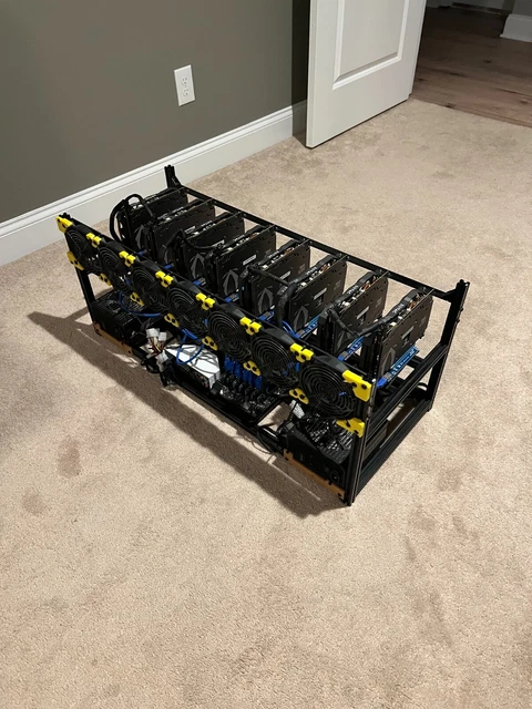 8 GPU MINING Rig With 8 RTX 2060 Ready to mine Fully built $1,950.00 ...