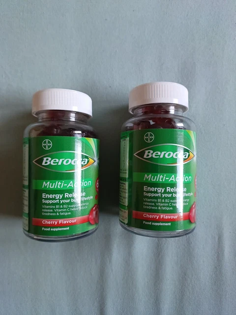 BEROCCA MULTI ACTION 2 x 60 Gummies Cherry Flavour £11.84 - PicClick UK