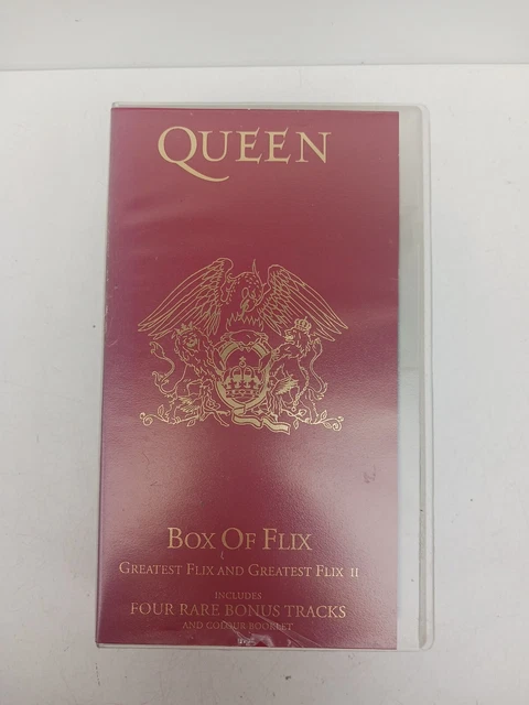 QUEEN - BOX Of Flix Double VHS Box Set 2 x Video Cassettes Queen ...