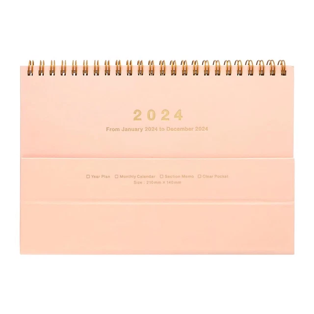 NOTEBOOK 2024 STARTING January 2024 Monthly Block A5 Exact Size ...