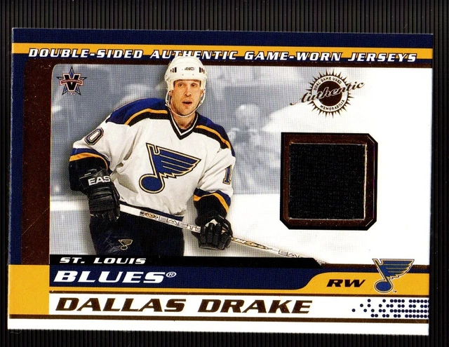 DALLAS DRAKE MIKE Eastwood ST. LOUIS BLUES MAILLOT D'OCCASION DOUBLE ...