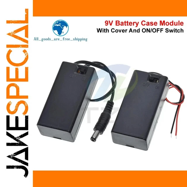 JAKESPECIAL – 9V Battery Holder with Switch and DC Plug EUR 22,79 ...