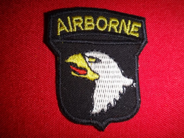 VIETNAM WAR US Army Flash 101st Airborne Division SCREAMING EAGLE Beret Patch £10.48 - PicClick UK