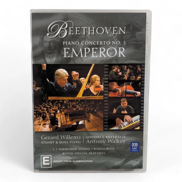 BEETHOVEN PIANO CONCERTO No. 5 Emperor ABC DVD 2004 - Region Free £6.44 - PicClick UK