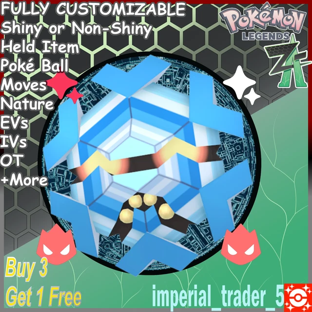 POKÉMON LEGENDS Z-A Alpha Shiny Cryogonal Best 6IV Customizable $4.03 ...