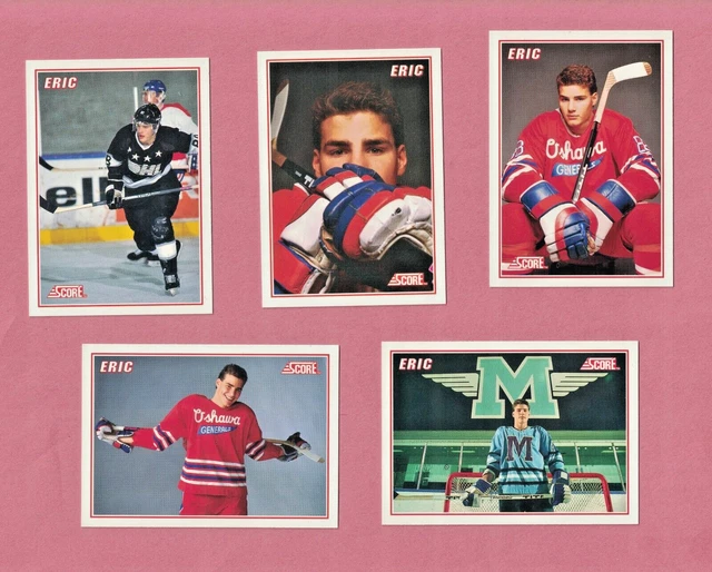 1990-91 SCORE ERIC LINDROS Bonus Factory Insert Hockey cards Complete ...
