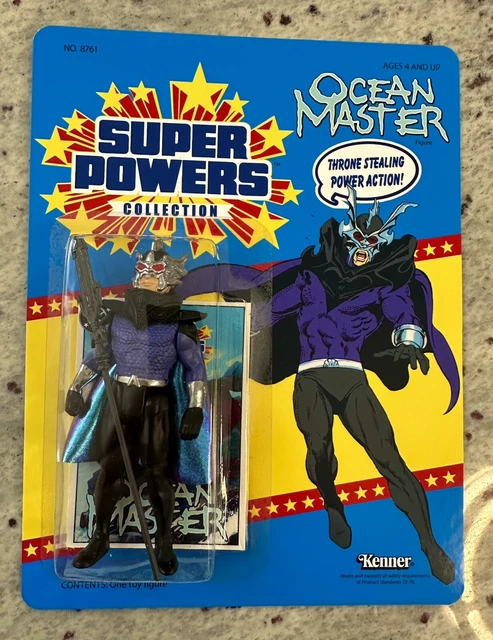 CUSTOM DC KENNER Super Powers OCEAN MASTER Figure - MOC - With trident ...