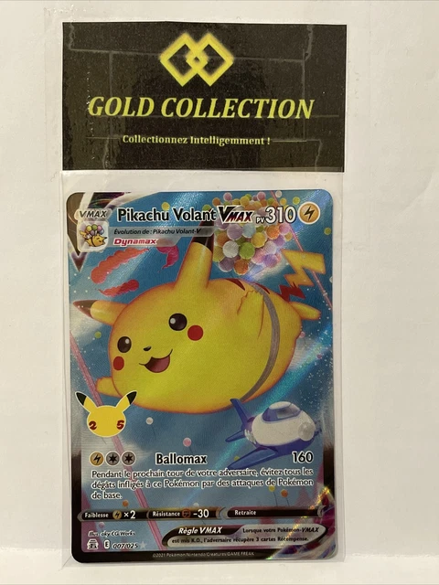 POKEMON CARD PIKACHU Steering Wheel Vmax 7/25 Celebrations 25 Years ...