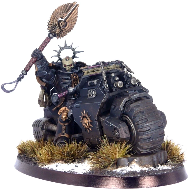 WARHAMMER 40K RAVEN Guard Primaris Chaplain on Bike £99.99 - PicClick UK