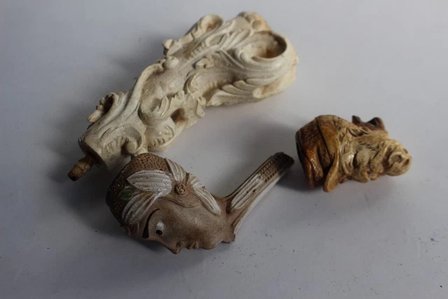 FOURNEAUX DE PIPE (3) anciens (34304) EUR 39,00 - PicClick FR