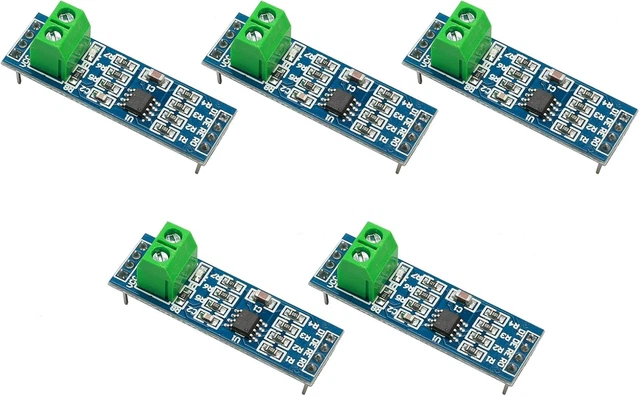 5 PCS RS-485 MAX485 Transceiver Chip Module TTL to RS-485 Module SCM ...
