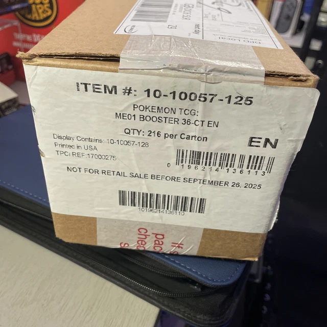 POKÉMON TCG MEGA EVOLUTION Booster Box Case (6) SEALED NOT ENHANCED ...