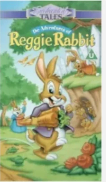 THE ADVENTURES OF Reggie Rabbit Video Vhs Rare Childrens Animated ...