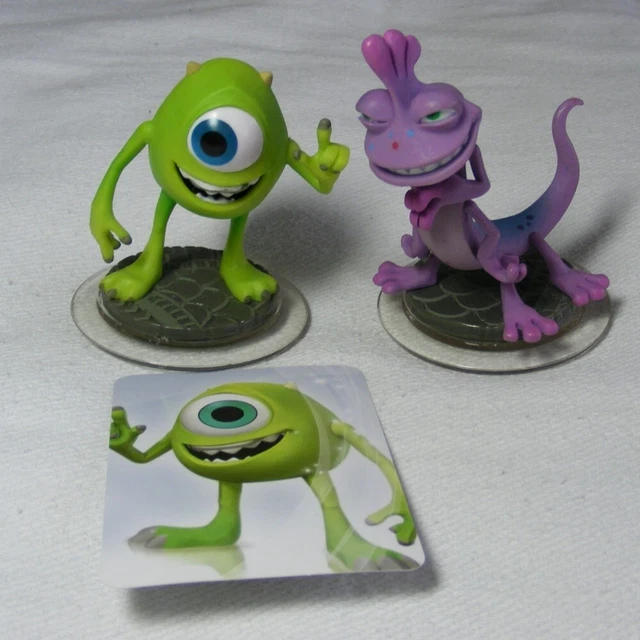 DISNEY INFINITY MIKE & Randall Figures Monsters Inc Wazowski Bundle £5. ...