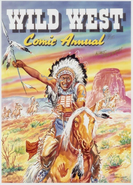 WILD WEST COMIC ANNUAL - Limited Edition Hand Signed Walt Howarth Print ...