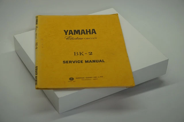 MANUEL D'ENTRETIEN YAMAHA BK-2 organe électrique schéma original EUR 26 ...
