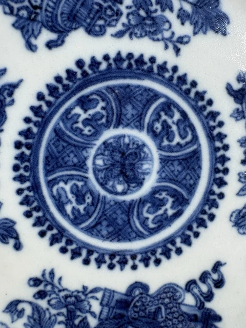 ANTIQUE CHINESE BLUE and White Porcelain Plate Qing Dynasty £136.03 ...
