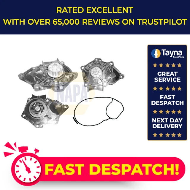 WATER PUMP FITS AUDI Q5 8RB, FY, FYT 2.0 2009 on CNCB Coolant NAPA ...
