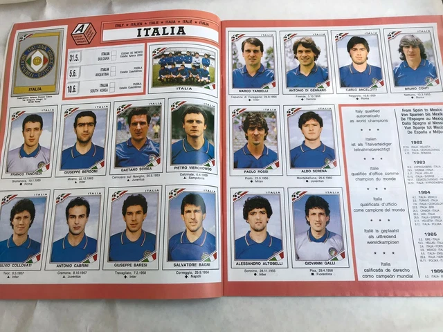 WORLD CUP PANINI Complete Sticker Album Mexico 86 Magazine reprint ...