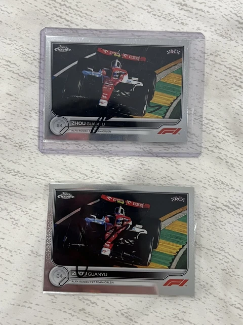 GUANYU ZHOU ON-CARD Signed F1 Formula 1 Auto Photo Proof Topps PSA? (1 ...