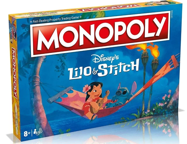 DISNEY'S LILO & Stitch Monopoly Board Game £29.99 - PicClick UK