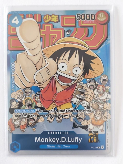 ONE PIECE TCG Monkey.D.Luffy P-033 Championship 2023 EUR 22,50 ...