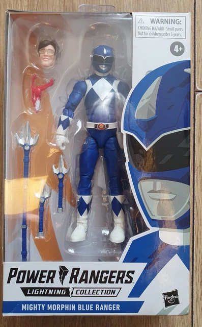 LIGHTNING COLLECTION MIGHTY Morphin Power Rangers Blue Ranger Action ...