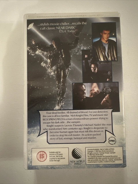 MIDNIGHT COP (AKA Nick Knight) New World Vhs Big Box Ex Rental Rick ...