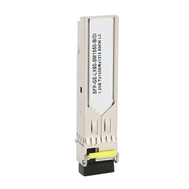 SFP OPTICAL MODULE 1.25G Single Module TX1550 RX1310nm 60KM LC Gigabit ...