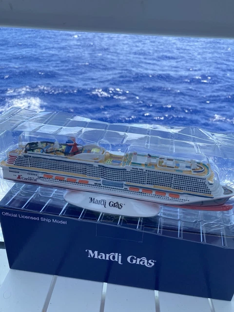 NEW! OFFICIAL GENUINE CARNIVAL Cruise Line Scale Model Ship Replica ...