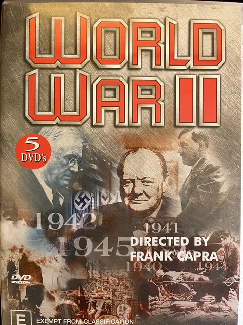 WORLD WAR II 5 x DVD Set Frank Capra Documentary Excellent Condition ...