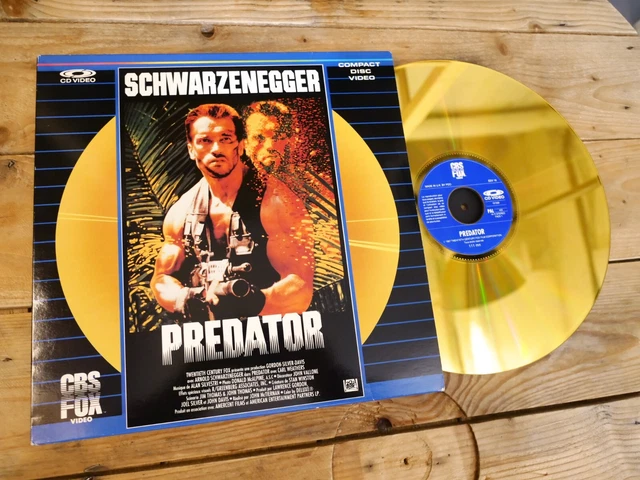 PREDATOR LASERDISC LD Pal Arnold Schwarzeneger John Mc Tiernan 1987 EUR ...
