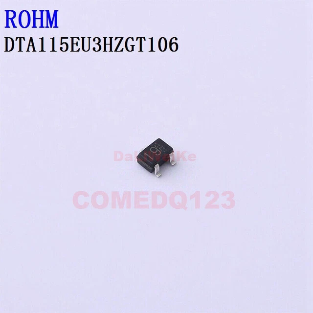 10 PZ TRANSISTOR rohm DTA115EU3HZGT106 SOT-323 ROHM #E1 EUR 4,12 ...