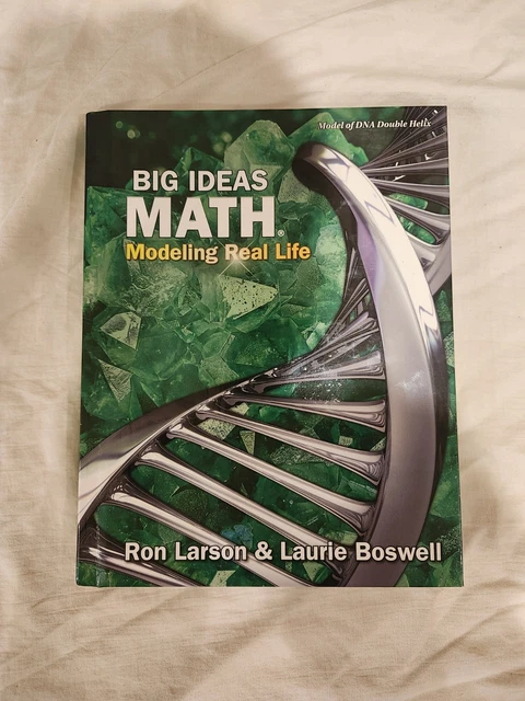 BIG IDEAS MATH Modeling Real Life Grade 6 Student Edition Excellent ...