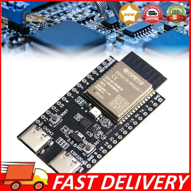Esp32 C6 Minimum System Board Dual Type C Esp32 C6 Wroom 1 Core Board
