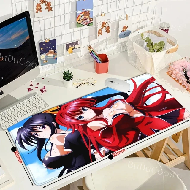 HIGHSCHOOL DXD ANIME Keyboard Desk Mat Large Mouse Mat Locked Edge 60cm ...