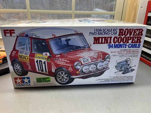 1/10 TAMIYA ROVER Mini Cooper Fwd 94 Monte Carlo/Vintage Rc Car ...