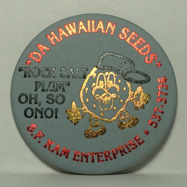 VINTAGE POG / Milk Cap * DA HAWAIIAN SEEDS * Rock Salt Plum * Bin180 $0 ...