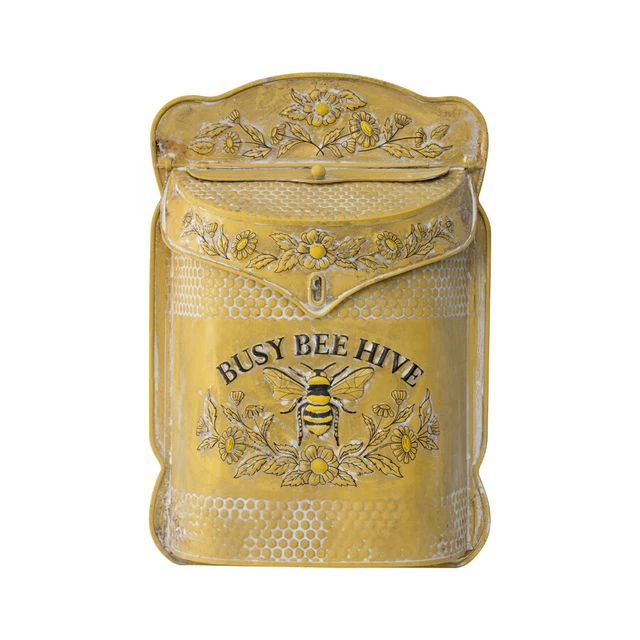 FRENCH COUNTRY METAL Busy Bee Hive Letter Box Hanging $109.95 - PicClick AU