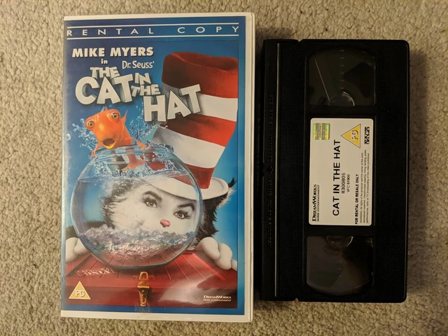 THE CAT IN The Hat VHS Video Big Box Ex Rental £14.99 - PicClick UK