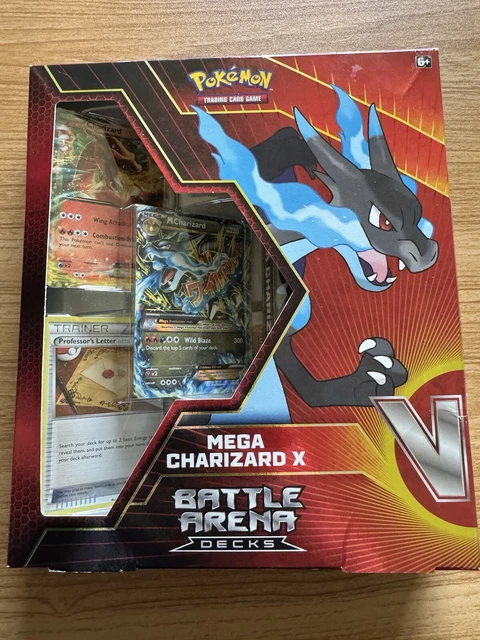 POKÉMON BATTLE ARENA Deck Mega Charizard X New Factory Sealed £249.99 ...