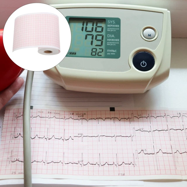 ELECTROCARDIOGRAM HEART MONITORING System Medical Recording Chart Paper ...