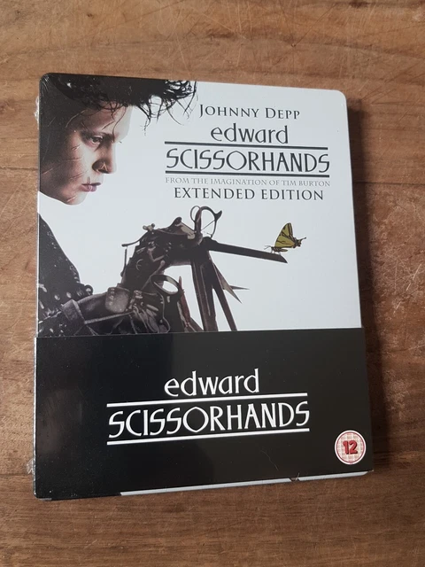 EDWARD SCISSORHANDS LIMITED Extended Edition Blu-ray Steelbook Rare OOP ...