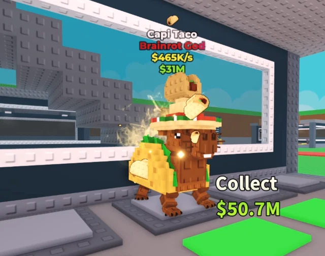 STEAL A BRAINROT SAB - Capi Taco - 1 OP Mutation $465k PER SECOND! £1. ...