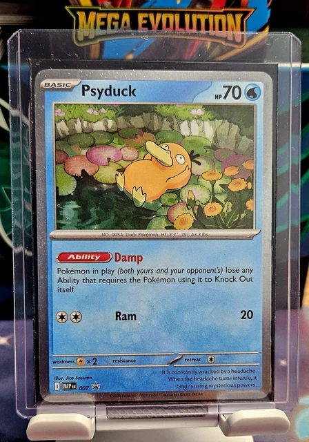 POKEMON MEGA EVOLUTION - Psyduck #007 - Black Star Promo $21.05 ...